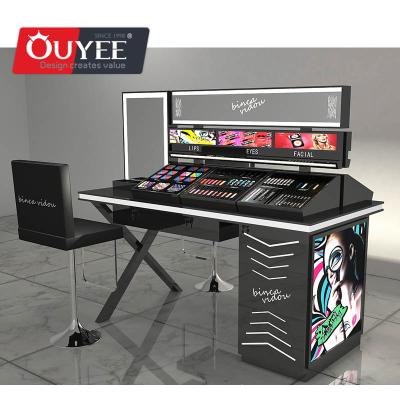 Cina Perfume Shop Perfume Shop Latest Designed Modern Customized Cosmetic Display Shelf Rack Furniture in vendita