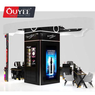 Cina Perfume Store Luxury Shopping Mall Perfume Store Customized Cosmetic Perfume Bar Kiosk Display Furniture in vendita