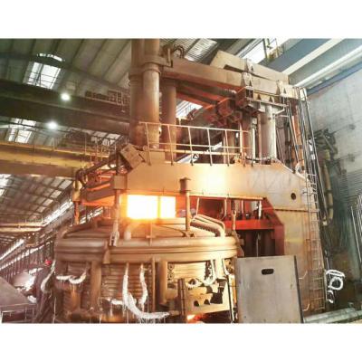 China 10T-150T Capacity Electric Arc Furnace with PLC Control System for Precise Temperature Control in Steel Melting for sale
