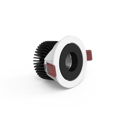 China O preto Recessed Downlight antiofuscante 20w 4500K CCT com a microplaqueta da ESPIGA do Cree à venda