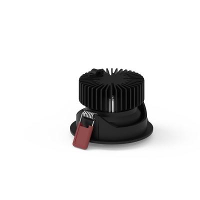 China O preto Recessed Downlight antiofuscante 20w 4500K CCT com a microplaqueta da ESPIGA do Cree à venda