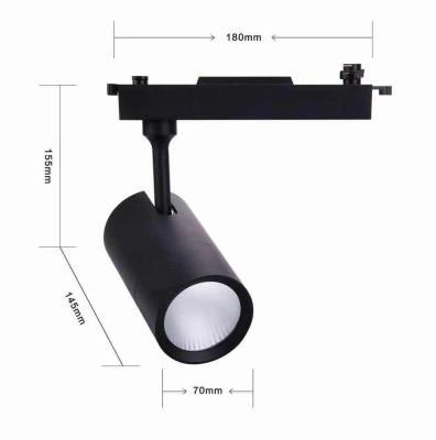 Cina pista moderna di 20w LED che accende 100lm/W Matte Black Color luminoso in vendita