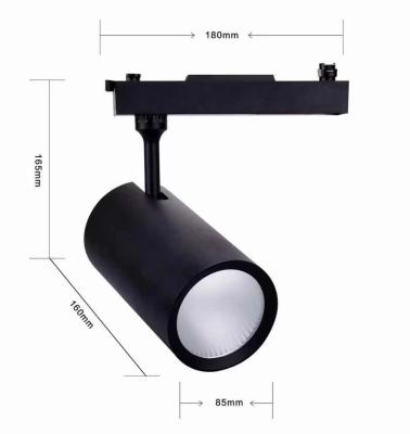 Cina pista moderna di 20w LED che accende 100lm/W Matte Black Color luminoso in vendita