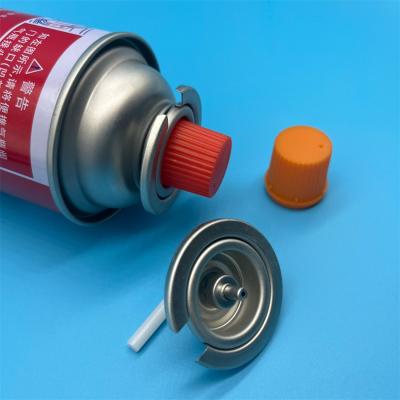 China Compacte butane gaskachel klep voor reiskachels. Aluminium legering. Te koop