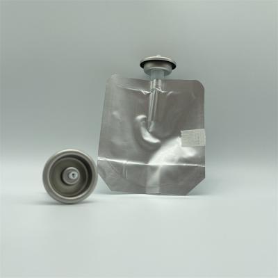 Cina Un sacchetto in acciaio inossidabile da 1 pollice con sacchetto aerosol sulla valvola per imballaggi alimentari e bevande in vendita
