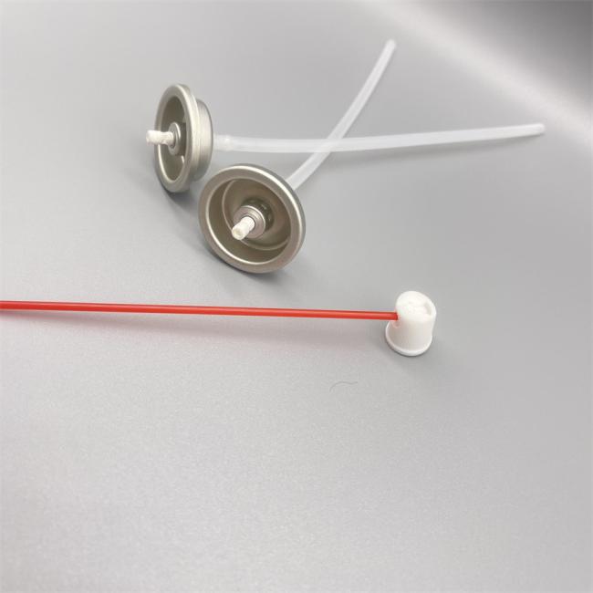 Close-up of valve mechanism and haptic feedback components