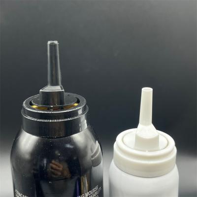 China Precision Color-Care Aerosol Mousse Dispenser Nozzle for Salon Hair Dye & Post-Color Treatment for sale