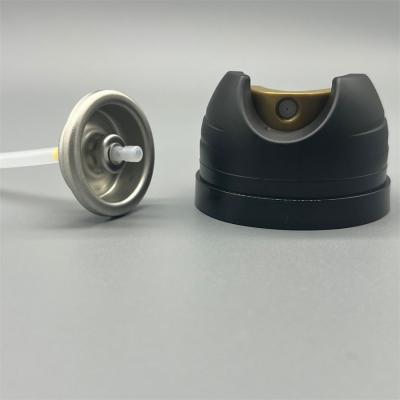China Aerosol Valve with Wide Gentle Mist Nozzle Leak-Proof Seal and 360-Degree Operation for Deodorant Spray for sale