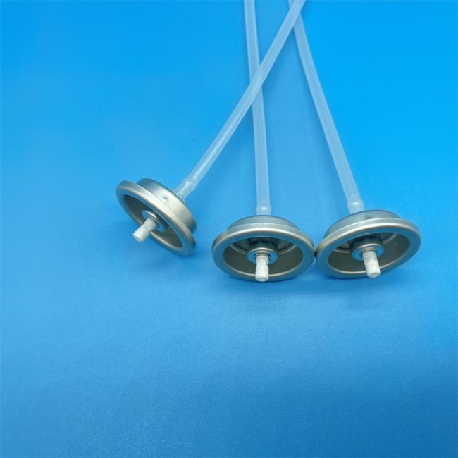 Realistic winter frost effect created by snow spray valve