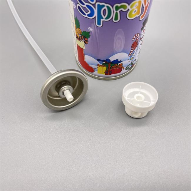 Precise One Inch Aerosol Snow Spray Valve Perfect For Holiday Displays