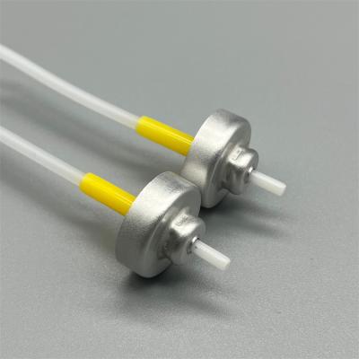 China Válvula de aerosoles de medición de tallo de plástico confiable de 20 mm Regulación óptima del flujo para diferentes aplicaciones for sale