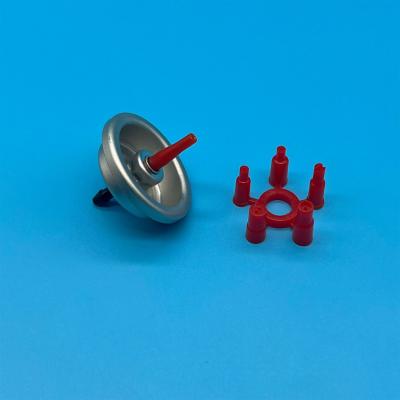 Chine Valve à pulvérisation pour le remplissage de gaz de butane plus léger Vente compacte, étanche et durable pour les remplissages de précision à vendre