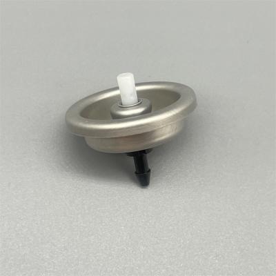 China Hair Mousse Applicator Valve Inverted Aluminum Valve Efficient Dispensing All Hair Types for sale