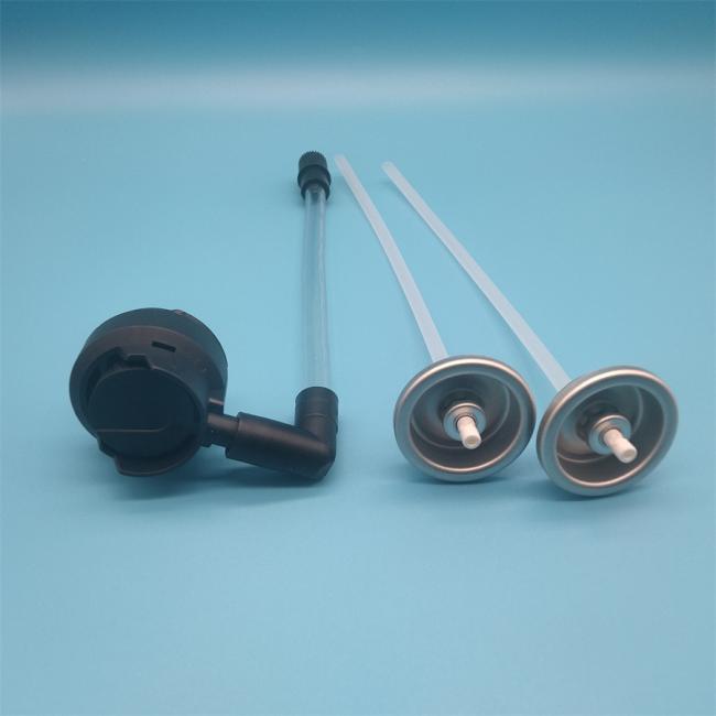 Tire inflator valve assembly components