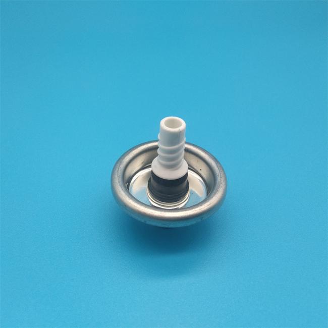 PU Foam Aerosol Valve - Assembly view with components