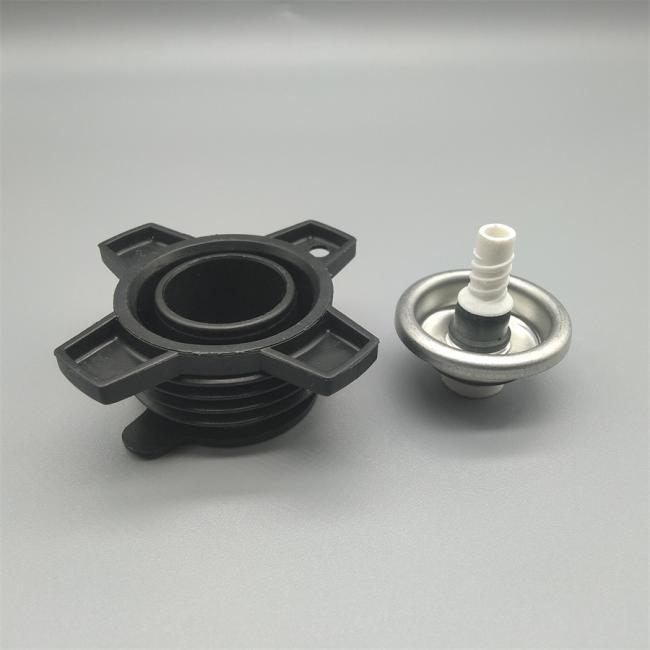 PU Foam Aerosol Valve - In use with foam application