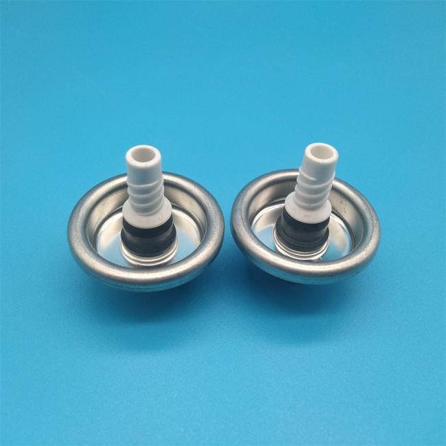 PU Foam Aerosol Valve - Close-up view showing valve mechanism