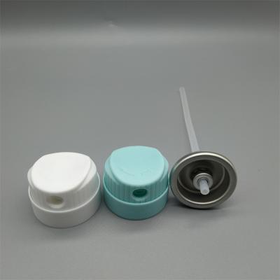 China Durable One Inch Sunscreen Mist Valve with Anti-Clog Nozzle and Customizable Actuator for Fine Mist Output for sale