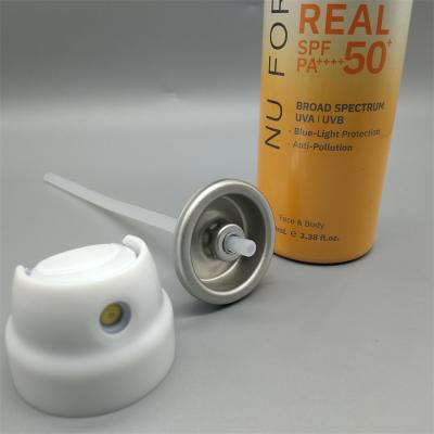 China Effortless Sun Care Sunscreen Aerosol Valve For Even Dispensing for sale