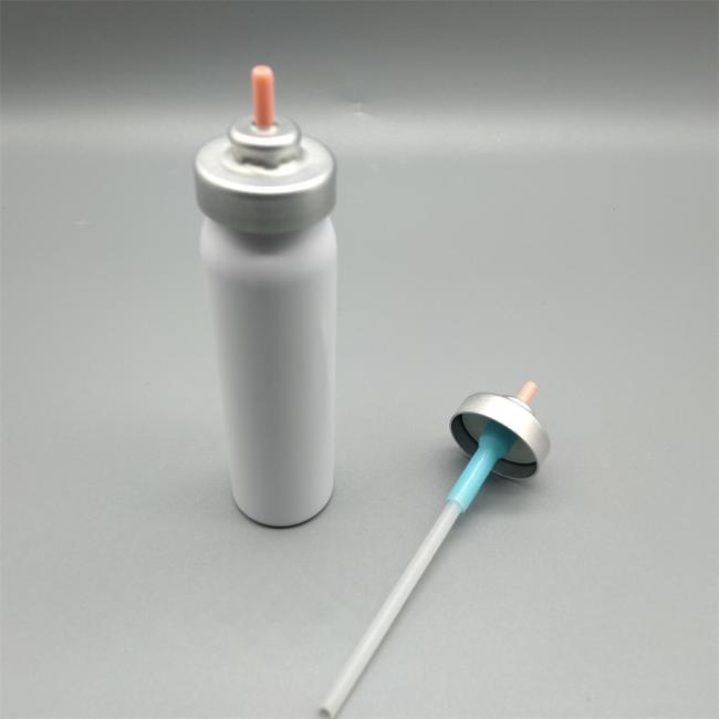 Precision-engineered pepper spray valve actuator component - front view