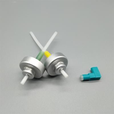 China Premium 20mm Metered Dose Valves for Cosmetic and Personal Care Aerosols with Superior Spray Characteristics for sale