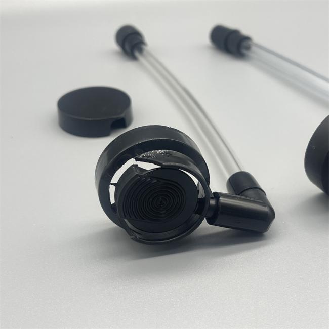 Close-up of valve actuator components