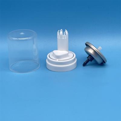 Cina Valvola aerosol per la spruzzatura dei capelli - Valvola a spruzzo di precisione per prodotti per lo styling in vendita