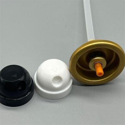 Cina Valvola di spruzzatura del corpo di deodorante rinforzata per aerosol di dimensioni da viaggio con adattamento sicuro e design ecologico in vendita