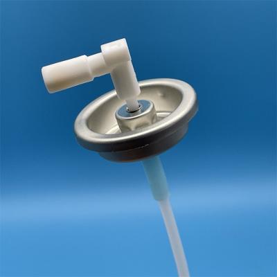 China One Inch Aerosol Metering Valve 35-200mcl and Aerosol Actuator for air Freshener Cans for sale