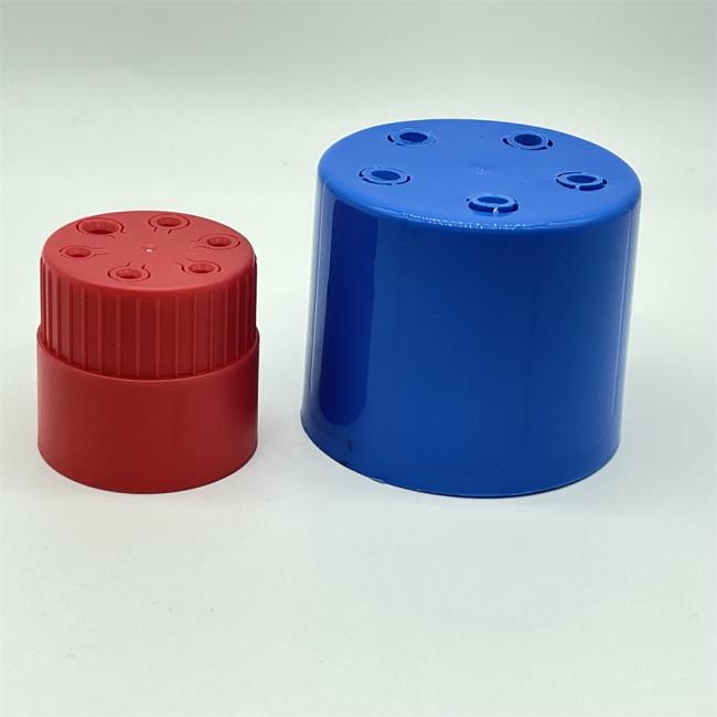 Side view of butane gas lighter refill valve