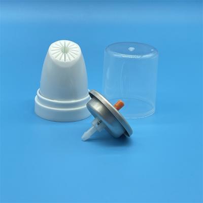 China Hair Mousse Spray Valve for Home Haircare – Aerosol Dispenser Valve with Ergonomic Actuator for Daily Mousse Styling for sale