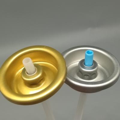 China High-Flow Powder Spray Valve for Aerosol Deodorant and Dry Shampoo Applications for sale