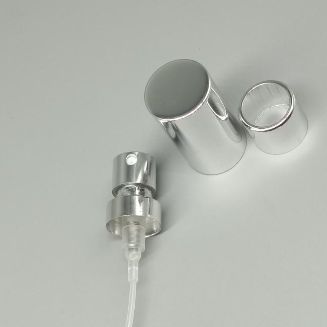 Golden Fine Mist Perfume Pump Dispenser - demonstration of mist