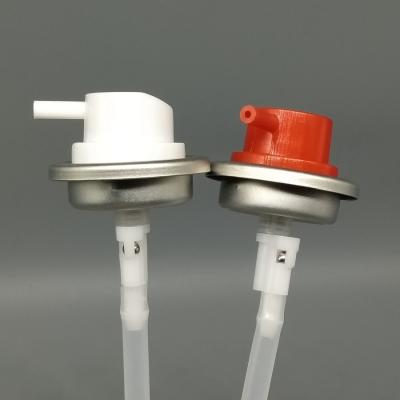 China Ergonomic 360 Degree Aerosol Valve With Actuator for Multi-Purpose Cleaning and Lubrication Sprays with Any-Angle Dispensing for sale