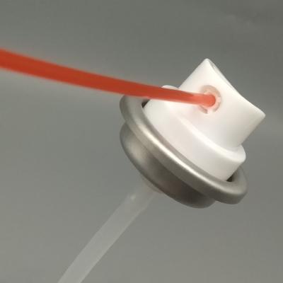 China Dashboard Polish & Wax Aerosol Valve With High Compatibility For Car Care Formulas for sale