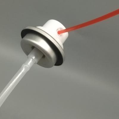 China 1 Inch Aerosol Valve for Auto Interior Care Dashboard Wax Cleaner for sale