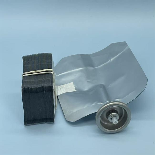 Bag-on-Valve system installed in aerosol container