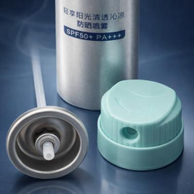 China Broad-Mist Sunscreen Aerosol Valve for Even Full-Body Coverage for sale