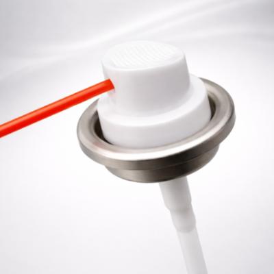 China 360° Spray Valve with Metal Tinplate Construction for Multi-Position Aerosol Dispensing for sale