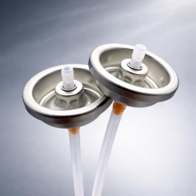 China 25.4mm Aerosol Valve with Controlled Dispensing and Adjustable Nozzle for Deodorant Sprays for sale