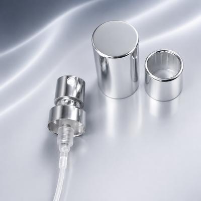 China Leak-Proof Silver Plated Perfume Pump with Micro-Fine Mist Technology for Luxury Fragrances for sale