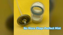 Anti Clog Dry Shampoo Actuator for Perfect Hair Volume