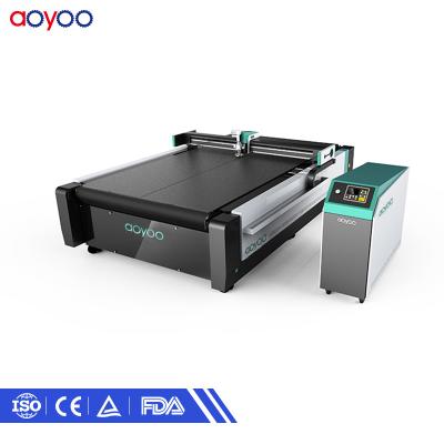 China CNC oscillating knife paper carton sample honeycomb carton cutting machine for sale for sale