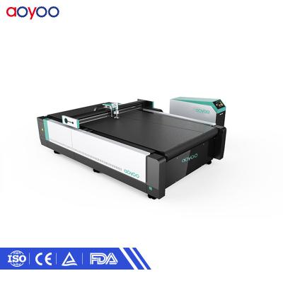 China CNC Vibrating Knife  Rubber carpet Floor leather Logo blanket carpet sample cutting machine for sale