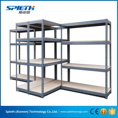 China Industrial storage garage library used metal boltless shelving unit rack for sale