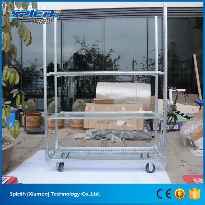 China Garden flower cart wagon trailers from flower trolley manufacturer for sale
