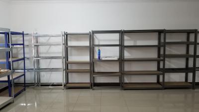 China High quality iron powder coated boltless rivet racking shelving shelves for sale