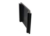China Exterior Solid WPC Wall Cladding Black Sustainable 100% Recyclable for sale