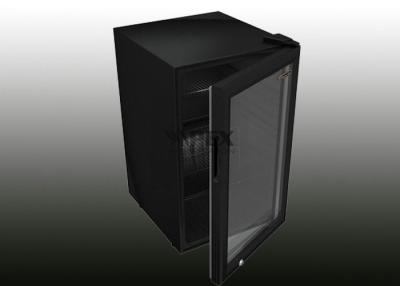 China Refrigerador 85L da barra do hotel de vidro da bebida da porta mini, mini refrigerador lockable à venda