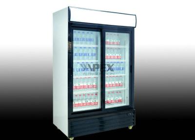 中国 有名な圧縮機が付いている直立した飲料のクーラー 1000L を冷却するデジタル制御ファン 販売のため